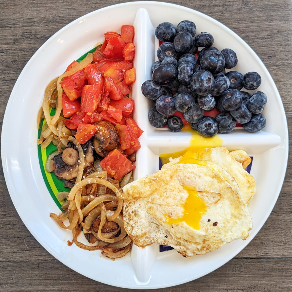 Diabetes Portion Plate with Divided Sections for Healthy Eating and ...